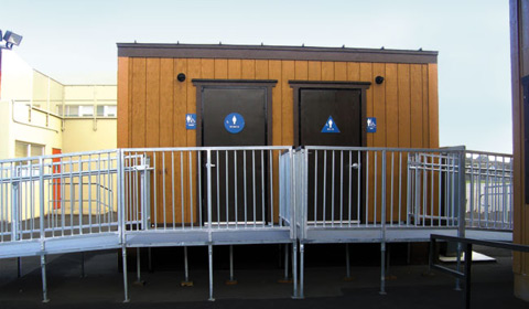 Portable Restroom Buildings California, Mobile Modular Restrooms, HCD